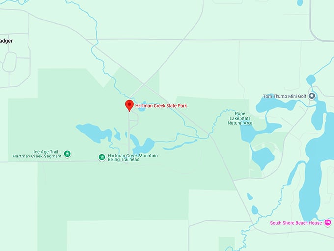 16. hartman creek state park map
