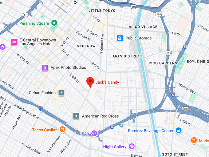 16. jack's candy map