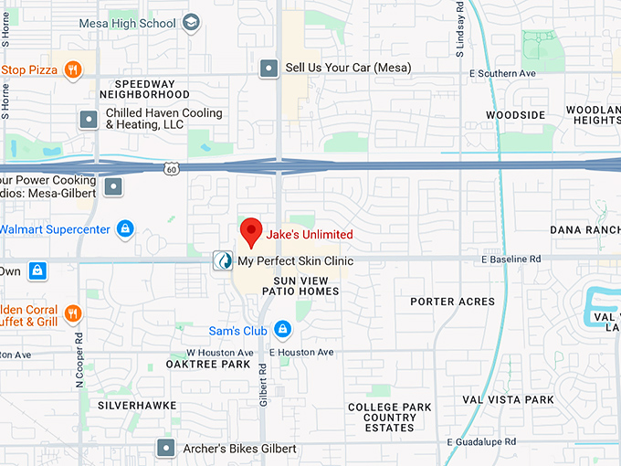 16. jake's unlimited map