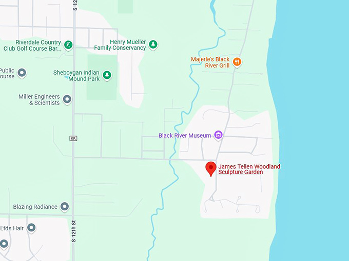 16. james tellen woodland sculpture garden map