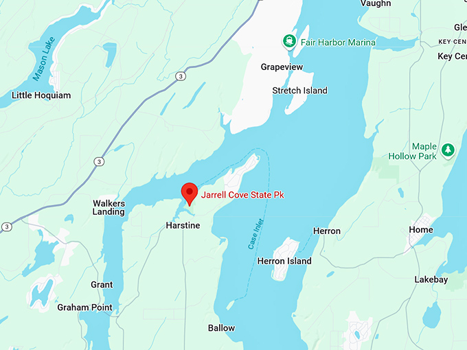 16. jarrell cove state park map