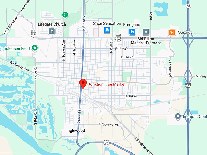 16. junktion flea market map