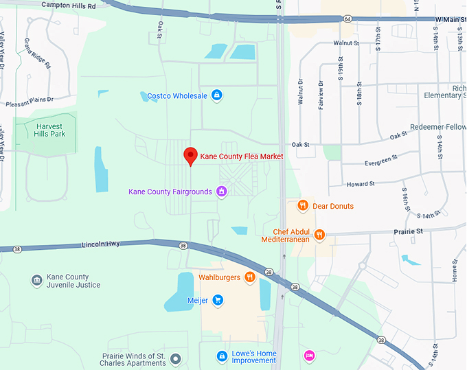 16. kane county flea market map
