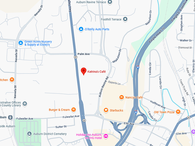 16. katrina's caf&eacute; map