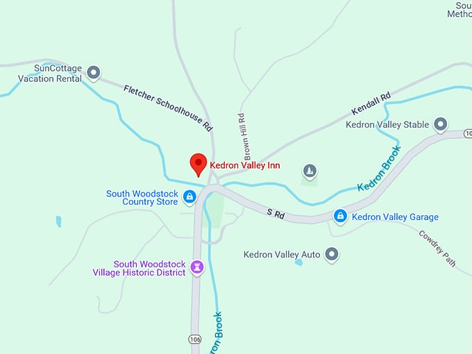 16. kedron valley inn map