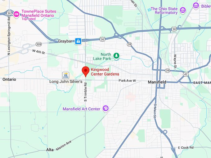 16. kingwood center gardens map