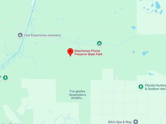 16. kissimmee prairie preserve state park map
