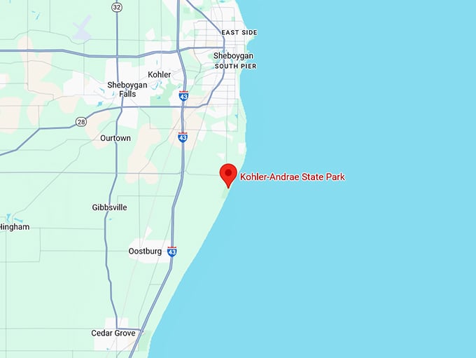 16. kohler andrae state park map