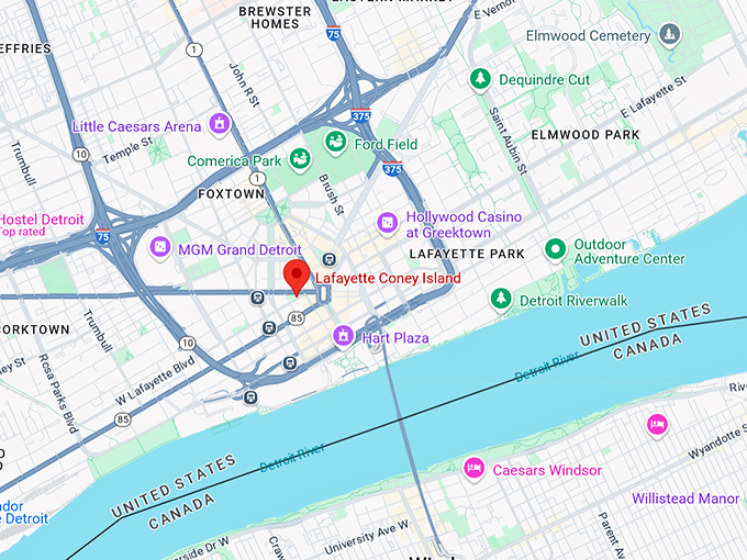 16. lafayette coney island map