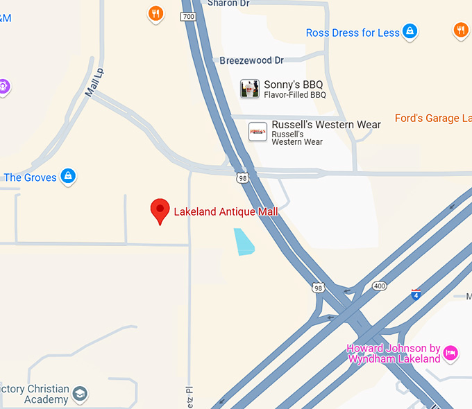 16. lakeland antique mall map