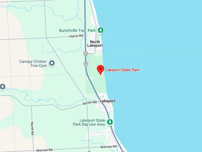 16. lakeport state park map
