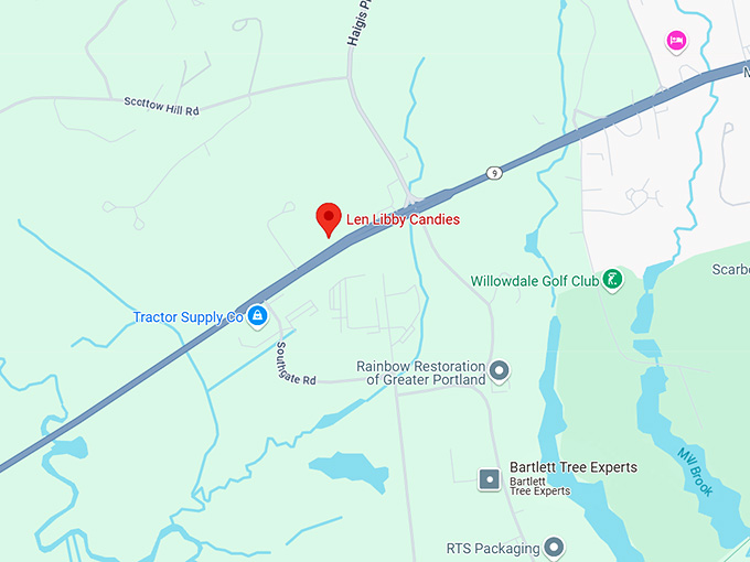 16. len libby candies map