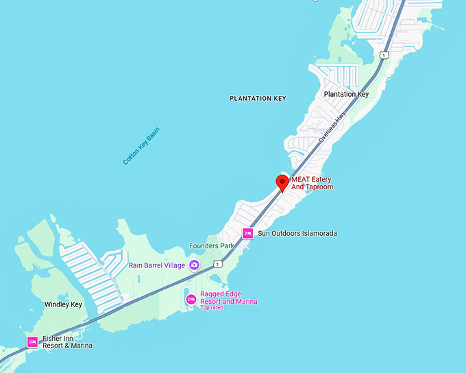 16. meat eatery and taproom map