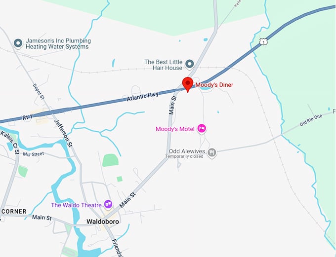 16. maine diner's map