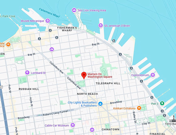 16. mama's on washington square map