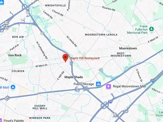 16. maple hill restaurant map