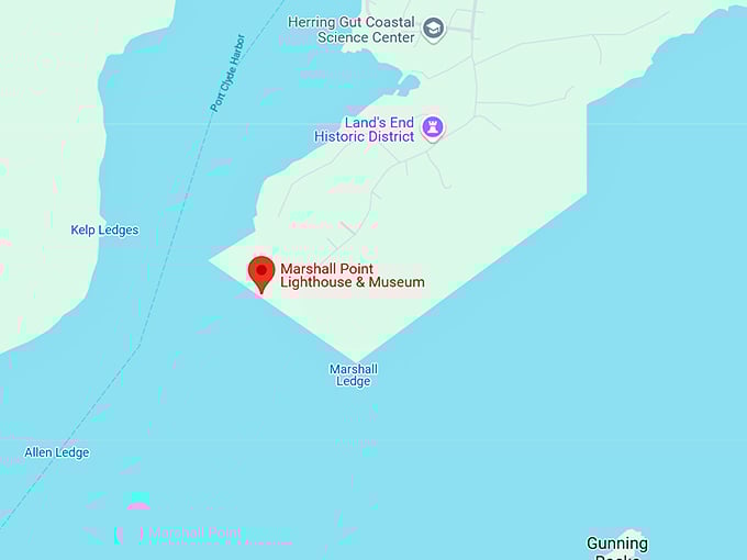 16. marshall point lighthouse map