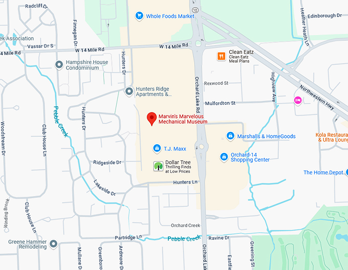 16. marvin's marvelous mechanical museum map