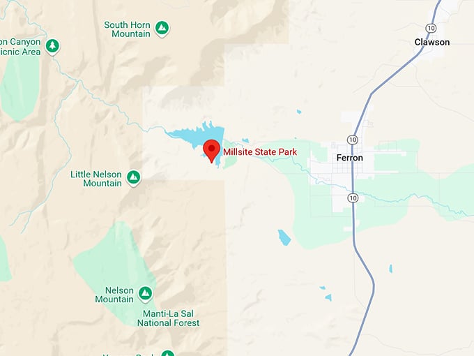 16. millsite state park map
