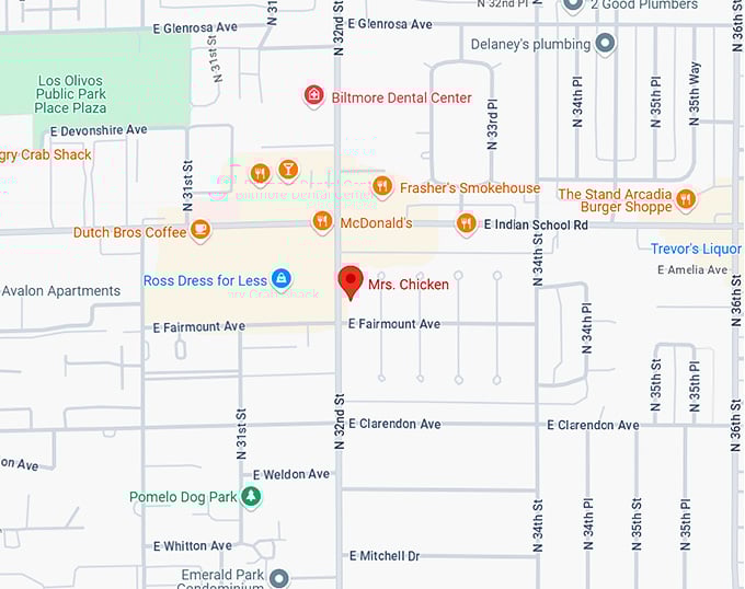 16. mrs. chicken map