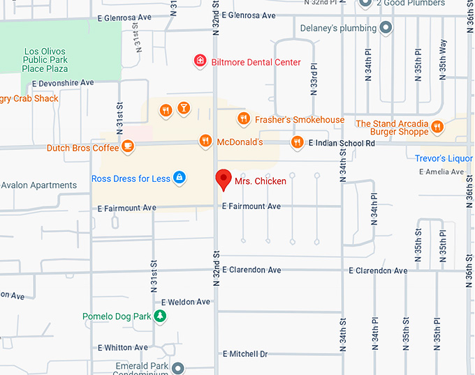 16. mrs. chicken map