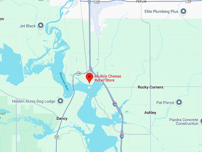 16. mullins cheese retail store map