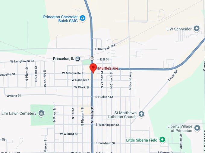 16. myrtle's pie map