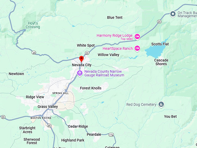 16. nevada city map