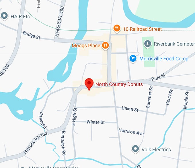 16. north country donuts map