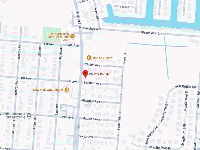 16. ob co's donuts map