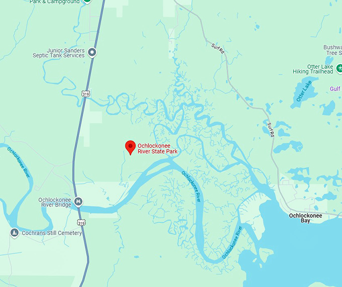 16. ochlockonee river state park map