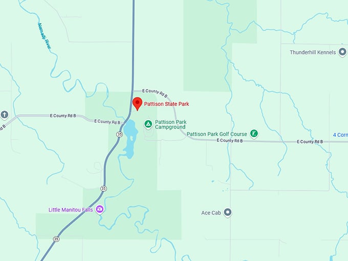 16. pattison state park map