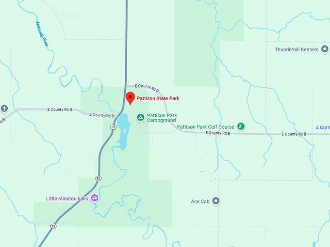 16. pattison state park map