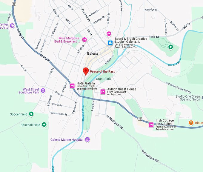 16. peace of the past map