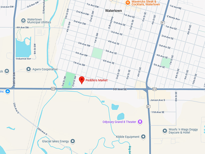 16. peddlers market map