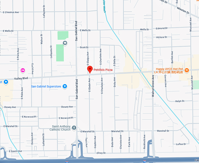 16. petrillo’s pizza map