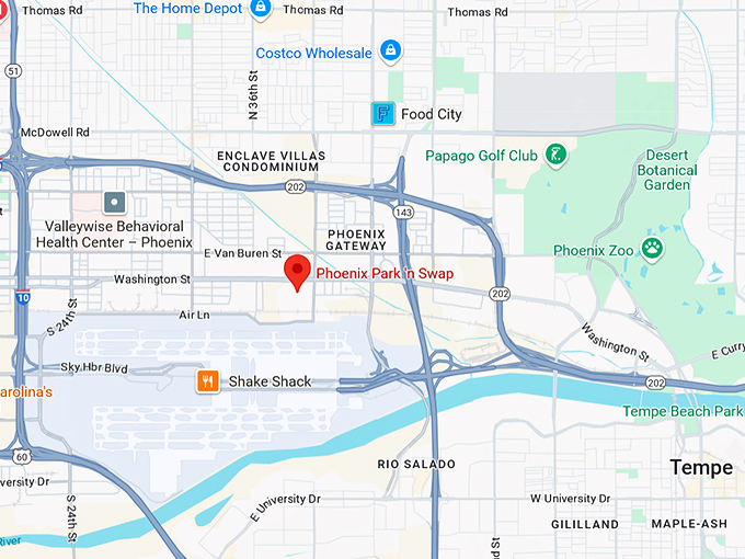 16. phoenix park 'n swap map