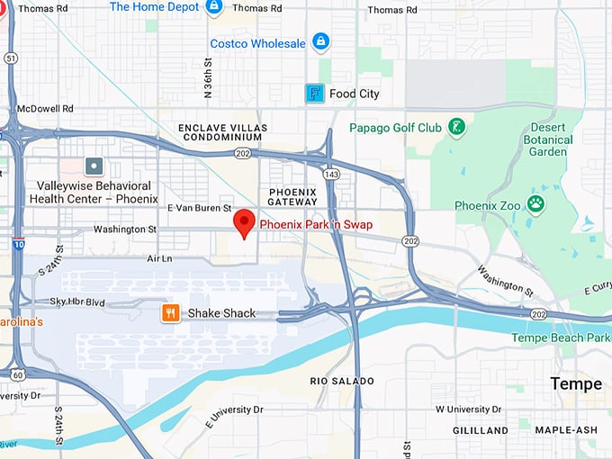 16. phoenix park 'n swap map
