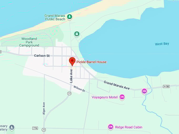 16. pickle barrel house map