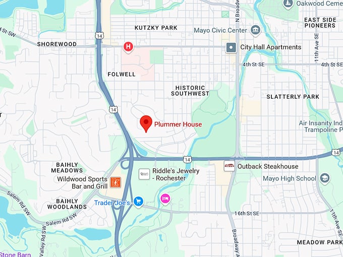 16. plummer house map