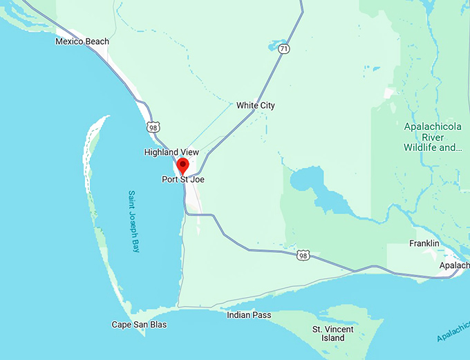 16. port st. joe map