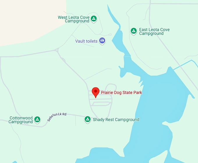 16. prairie dog state park map