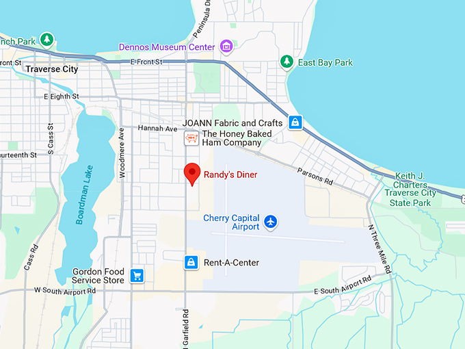 16. randy's diner map