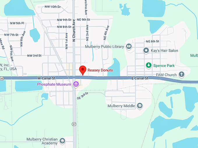 16. reasey donuts map