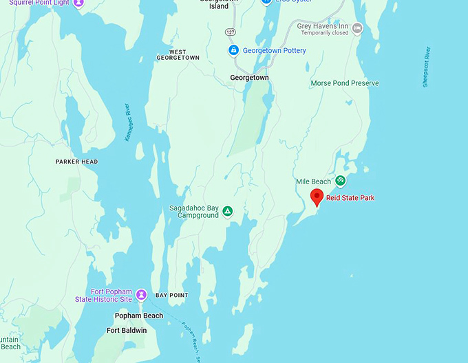 16. reid state park map