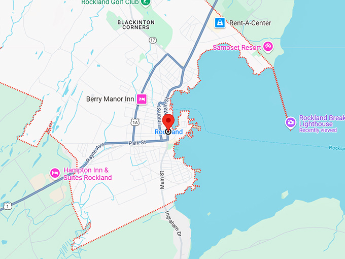 16. rockland maine map