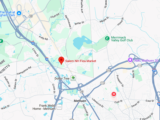 16. salem nh flea market inc map