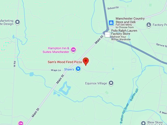 16. sam's wood fired pizza map