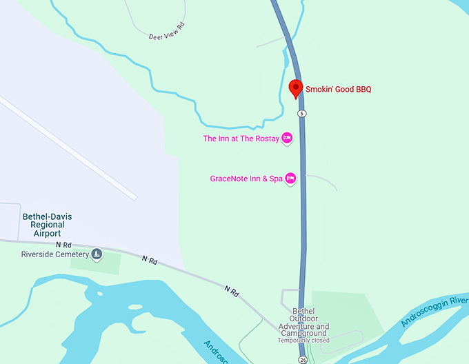 16. smokin' good bbq map