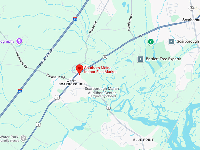 16. southern maine indoor flea market map